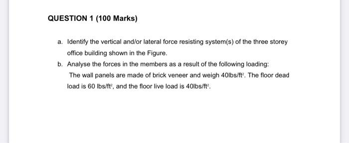 Solved QUESTION 1 (100 Marks) a. Identify the vertical | Chegg.com