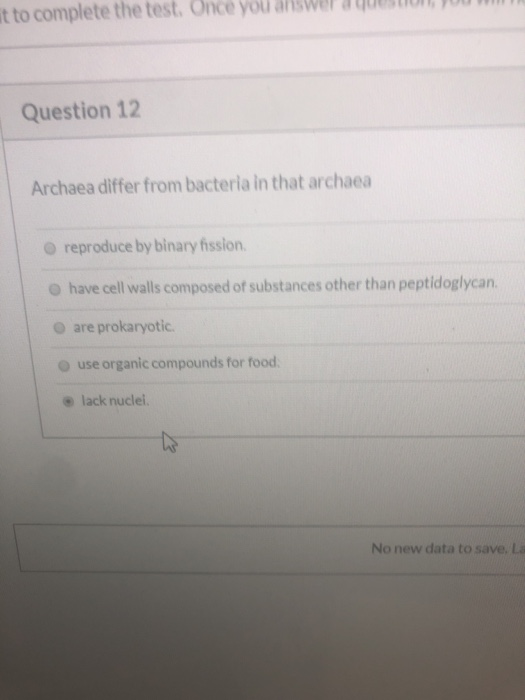 Solved it to complete the test. Once you answer question, | Chegg.com
