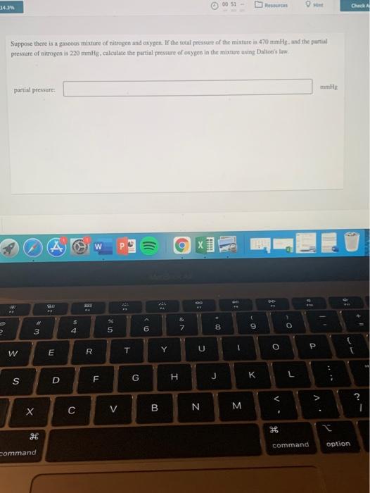 Solved 0051 © 343 sous Check Suppose there is a gaseous | Chegg.com