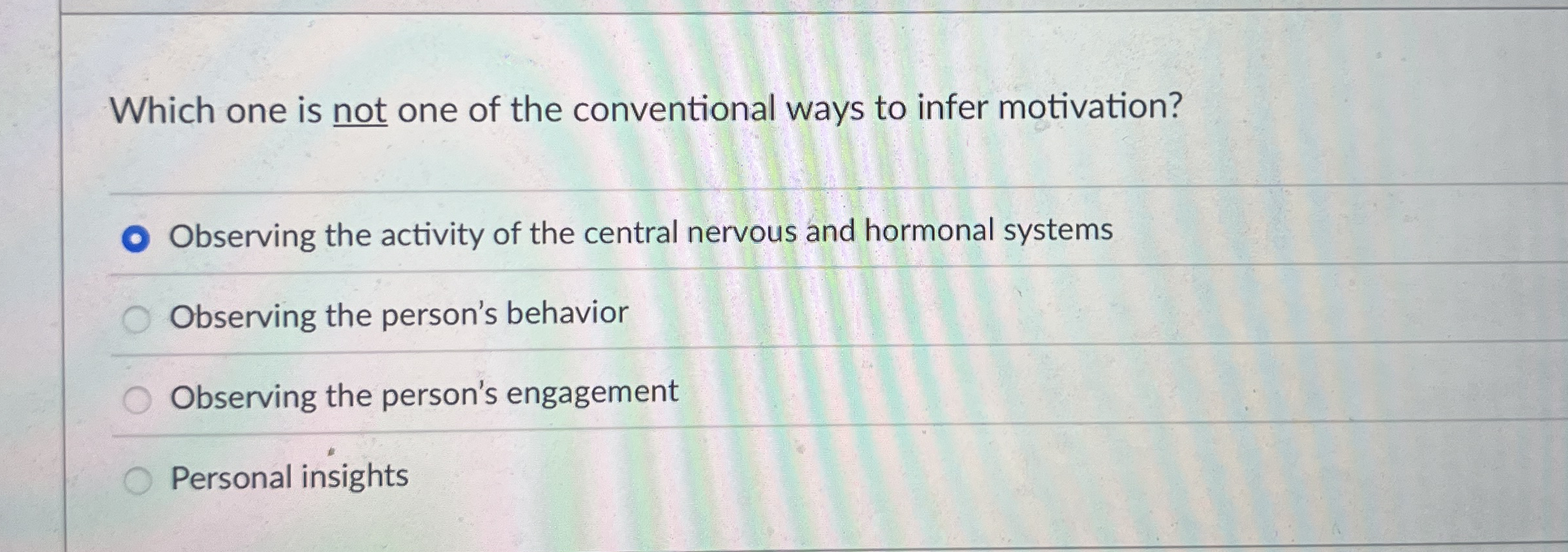 Solved Which one is not one of the conventional ways to | Chegg.com