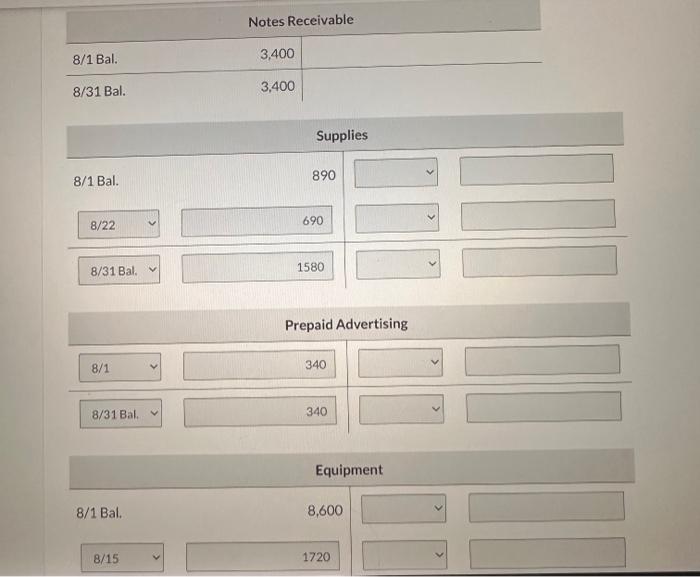 Solved Attempts: unlimit e) Adjustment data: 1. A count | Chegg.com
