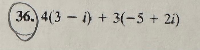 Solved use the complex number system and write each | Chegg.com