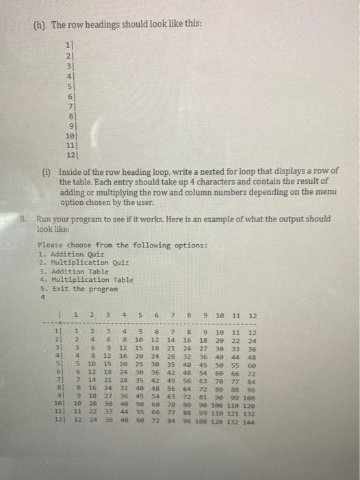 Solved CSCI 1011-Lab 6 . Learning Outcomes Develop a | Chegg.com