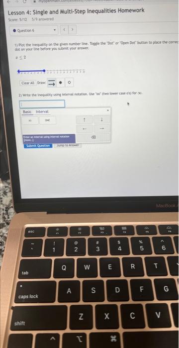 Solved 1) Plot the inequality on the given number line. | Chegg.com