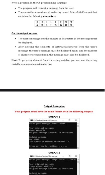 Solved Write a program in the C a programming language. - | Chegg.com