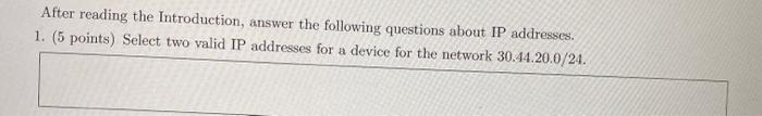 Solved After reading the Introduction, answer the following | Chegg.com