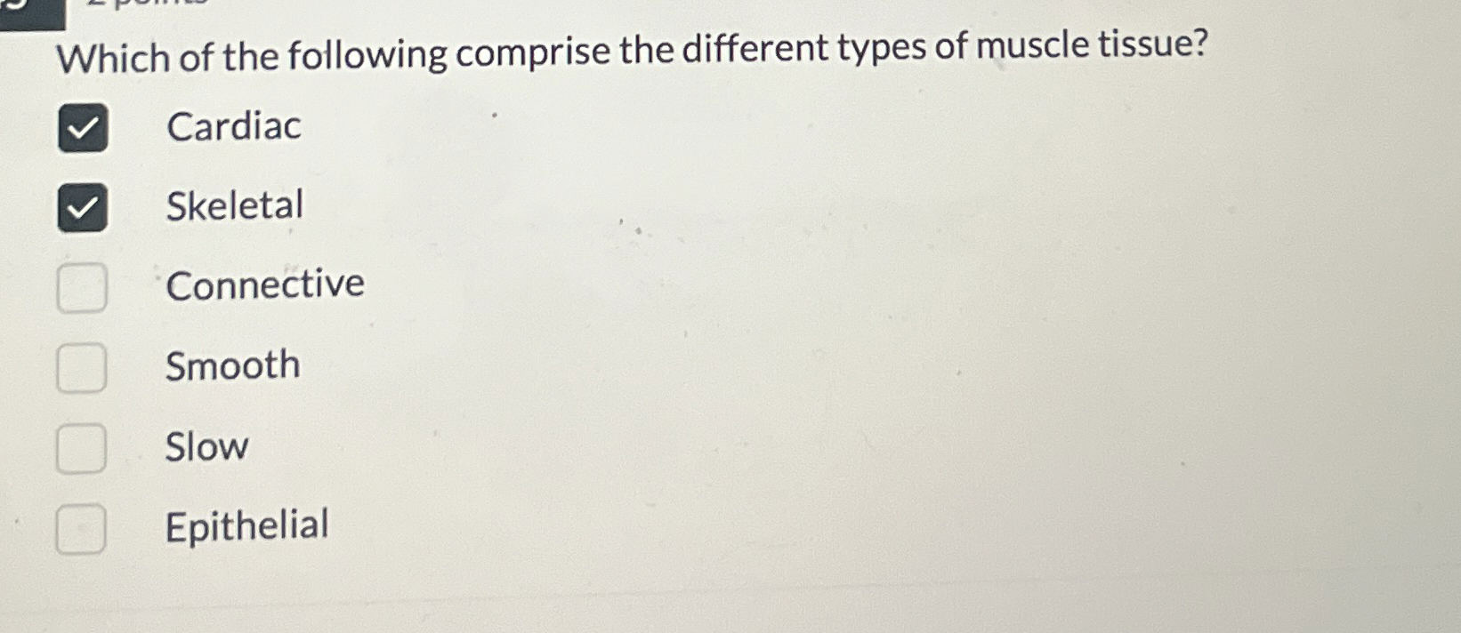 Solved Which of the following comprise the different types | Chegg.com
