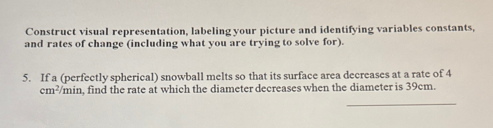 Solved Construct visual representation, labeling your | Chegg.com