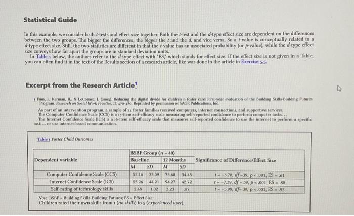Solved Statistical Guide In this example, we consider both | Chegg.com