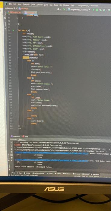 when program was run , did not worked. why? | Chegg.com