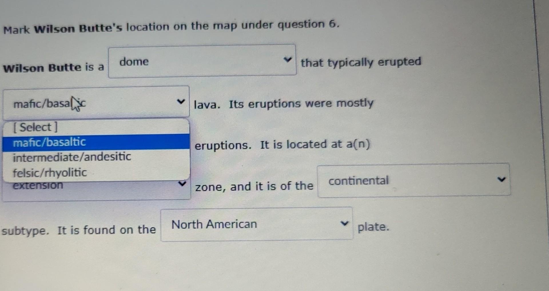 Solved Consider Wilson Butte, located in the Inyo Craters | Chegg.com
