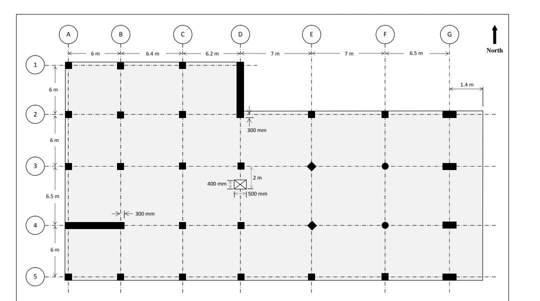 Description: The L-shape floor shown in sheet S-1 has | Chegg.com