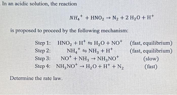 Solved Reaction Mechanism problem. how do you chose what | Chegg.com