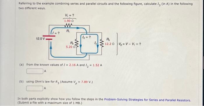 Solved Referring to the example combining series and | Chegg.com