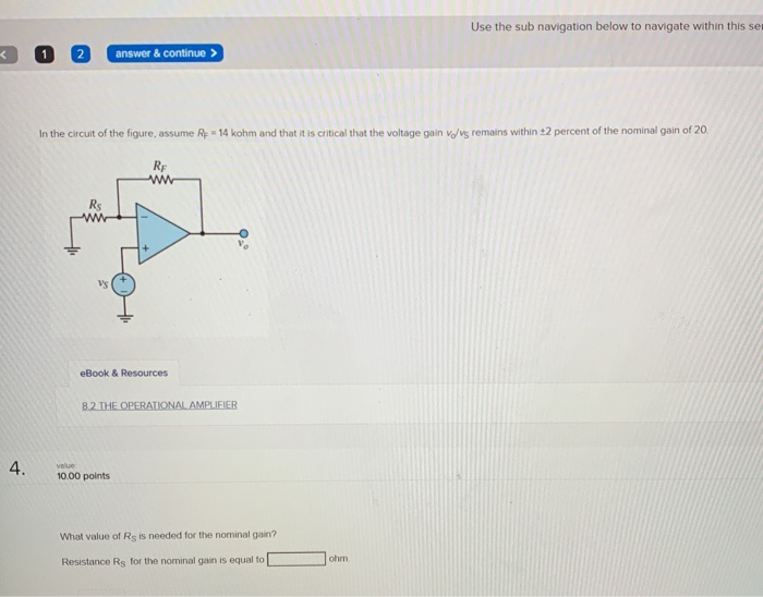 Solved Use the sub navigation below to navigate within this | Chegg.com