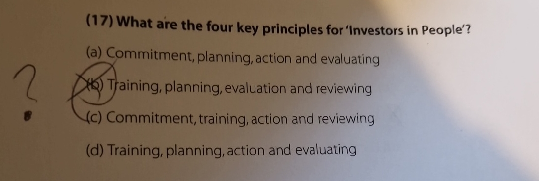 (17) ﻿What are the four key principles for 'Investors | Chegg.com