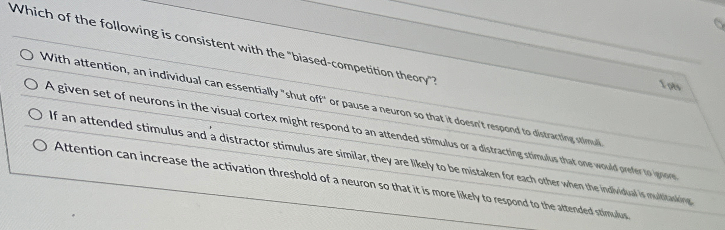 Solved Which of the following is consistent with the | Chegg.com