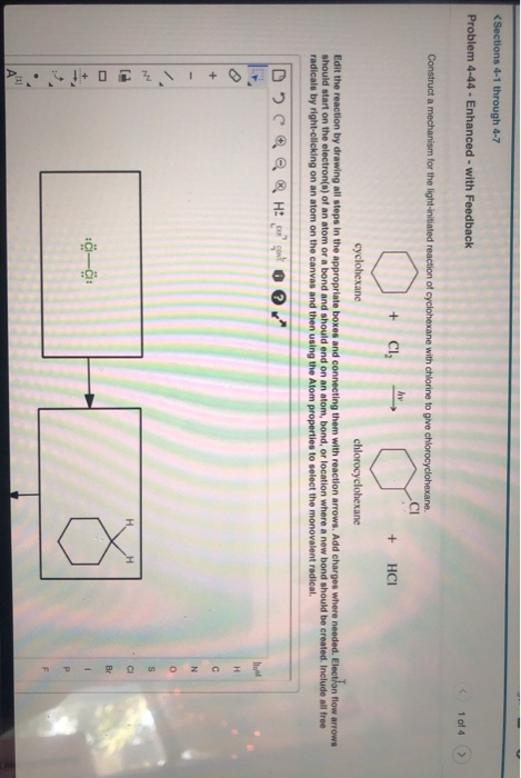 Solved Construct a mechanism for the light-initiated | Chegg.com
