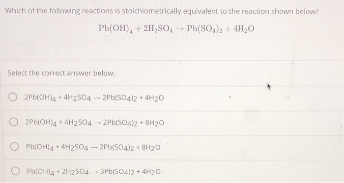 Solved Which of the following reactions is | Chegg.com