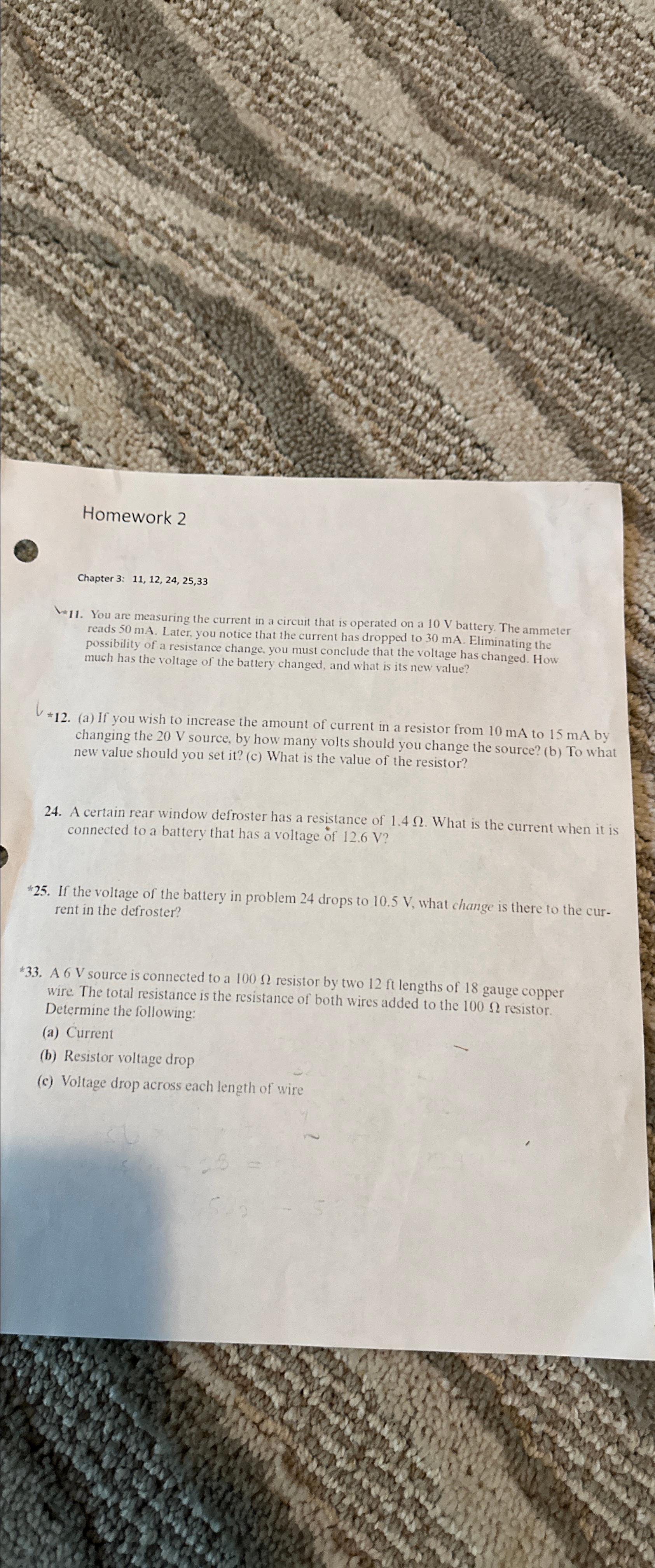 Solved Homework 2Chapter 3: 11,12,24,25,33 11 ﻿You are | Chegg.com