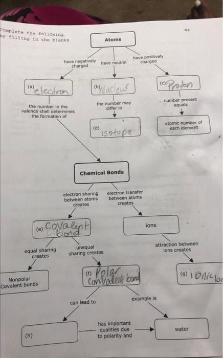 complete the following by filling in the blank | Chegg.com