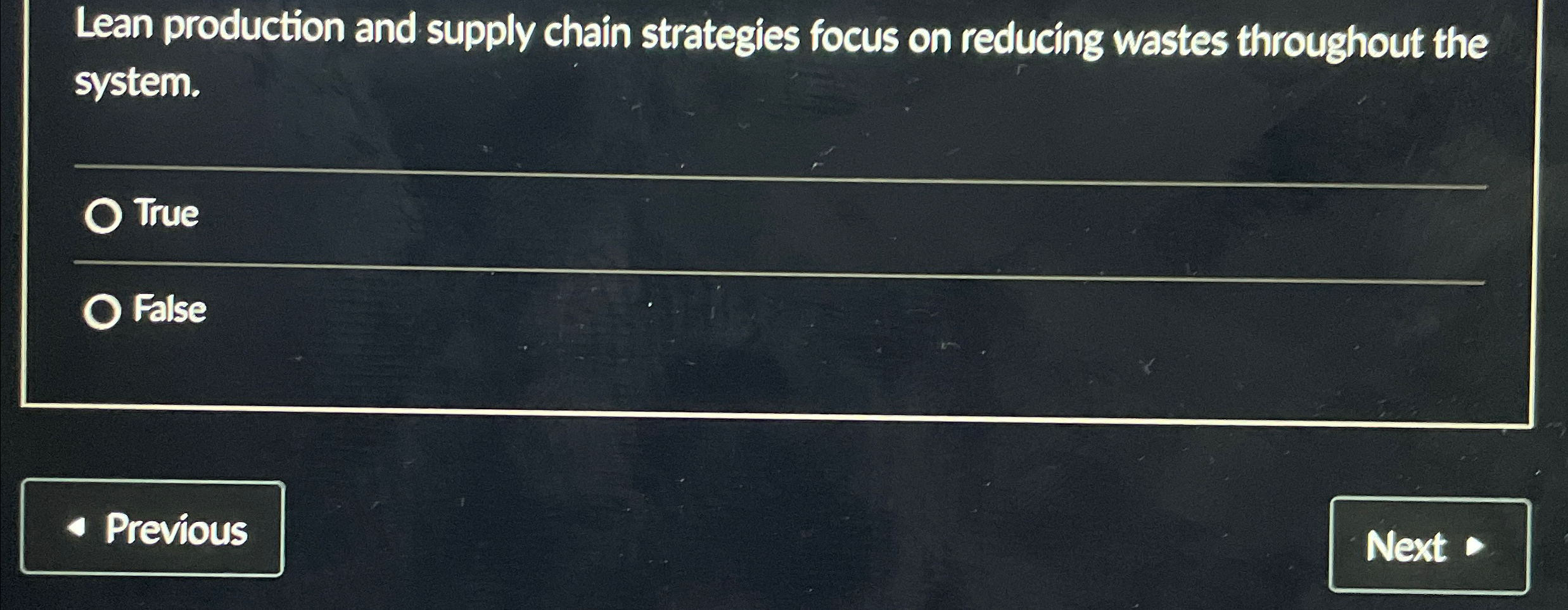 Solved Lean production and supply chain strategies focus on | Chegg.com