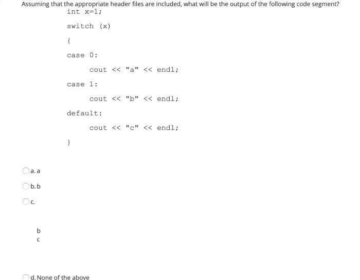 Solved Question 46 Given The Following Code Segment Int 1040