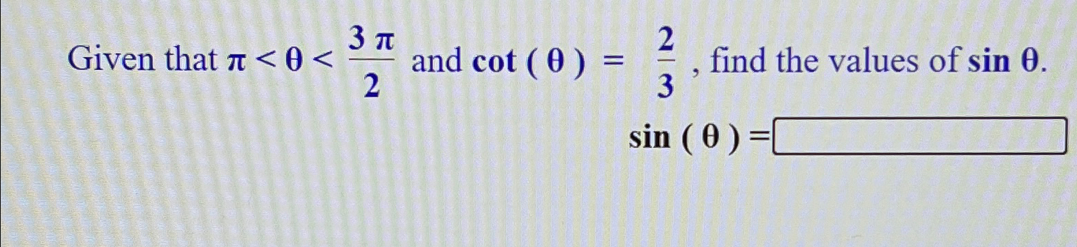 Solved Given that π