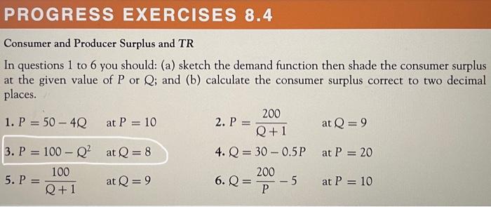 Solved In questions 1 to 6 you should: (a) sketch the demand | Chegg.com