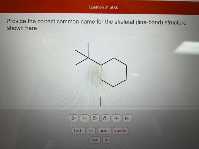Solved Provide the correct common name for the skeletal | Chegg.com