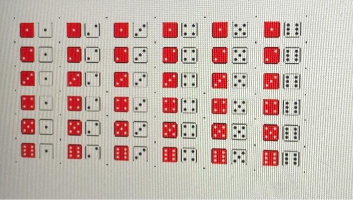 Solved Two dice are rolled.Express answers as fractions or | Chegg.com