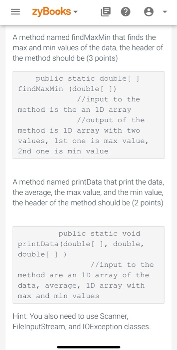 Solved = zyBooks @ @ 14.9 Prog 9: Input from Write a program | Chegg.com