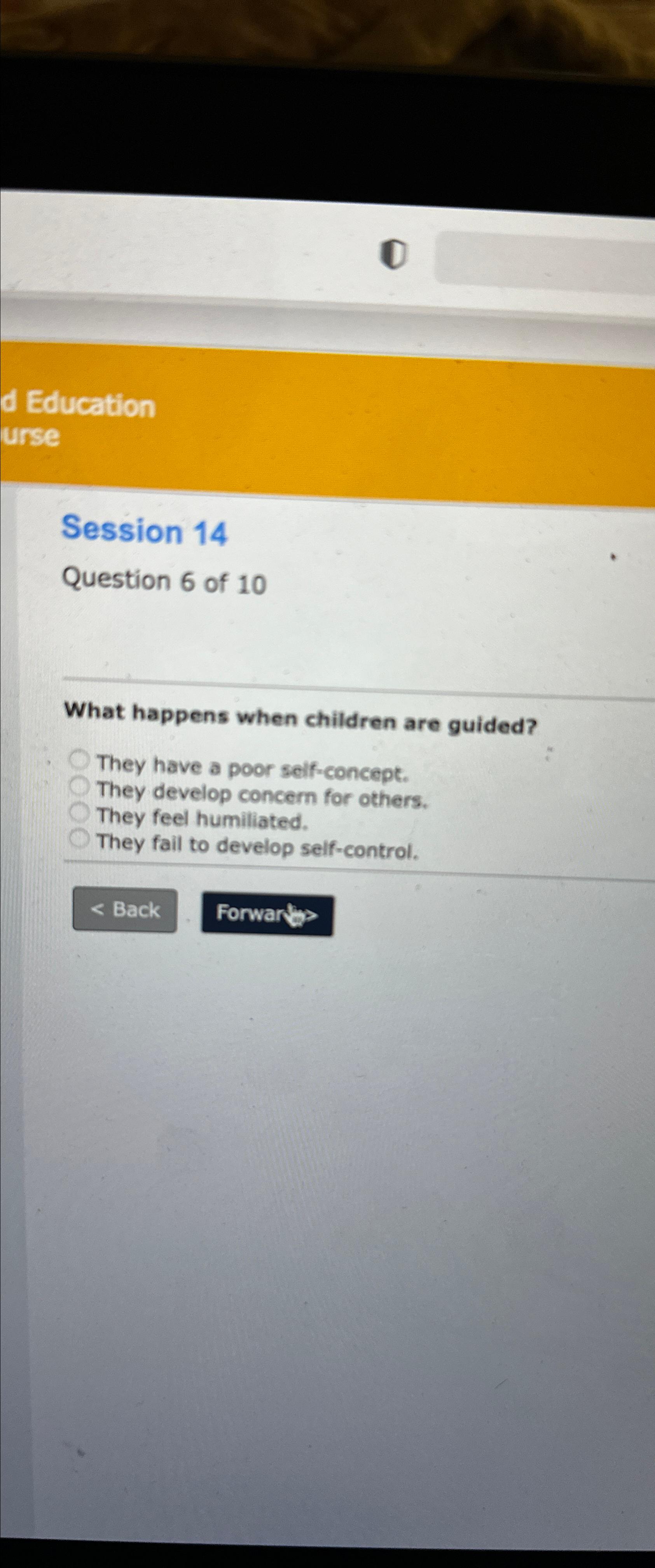 Solved Session 14Question 6 ﻿of 10What happens when children | Chegg.com