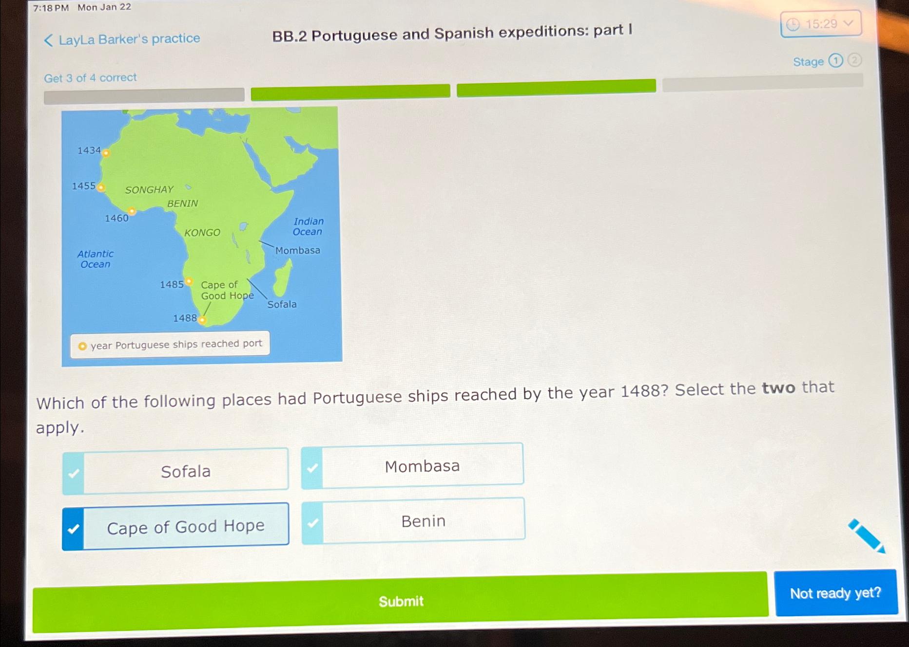 7:18 ﻿PM Mon Jan 22