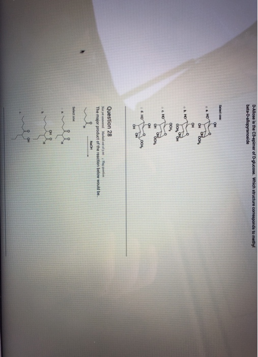 Solved D-Allose is the C3-epimer of D-glucose. Which | Chegg.com
