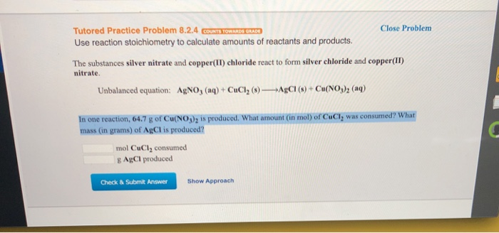 Solved Close Problem Tutored Practice Problem 8.2.4 COUNTS | Chegg.com
