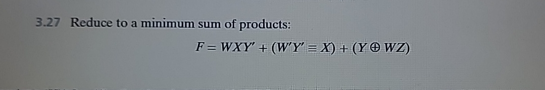 Solved Reduce to ﻿a minimum sum of | Chegg.com