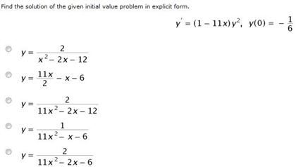 Solved Find the solution of the given initial value problem | Chegg.com
