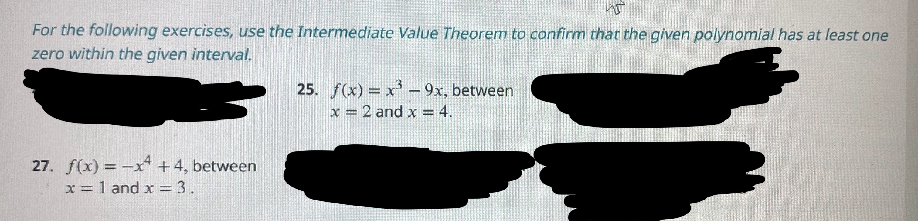Solved For the following exercises, use the Intermediate | Chegg.com