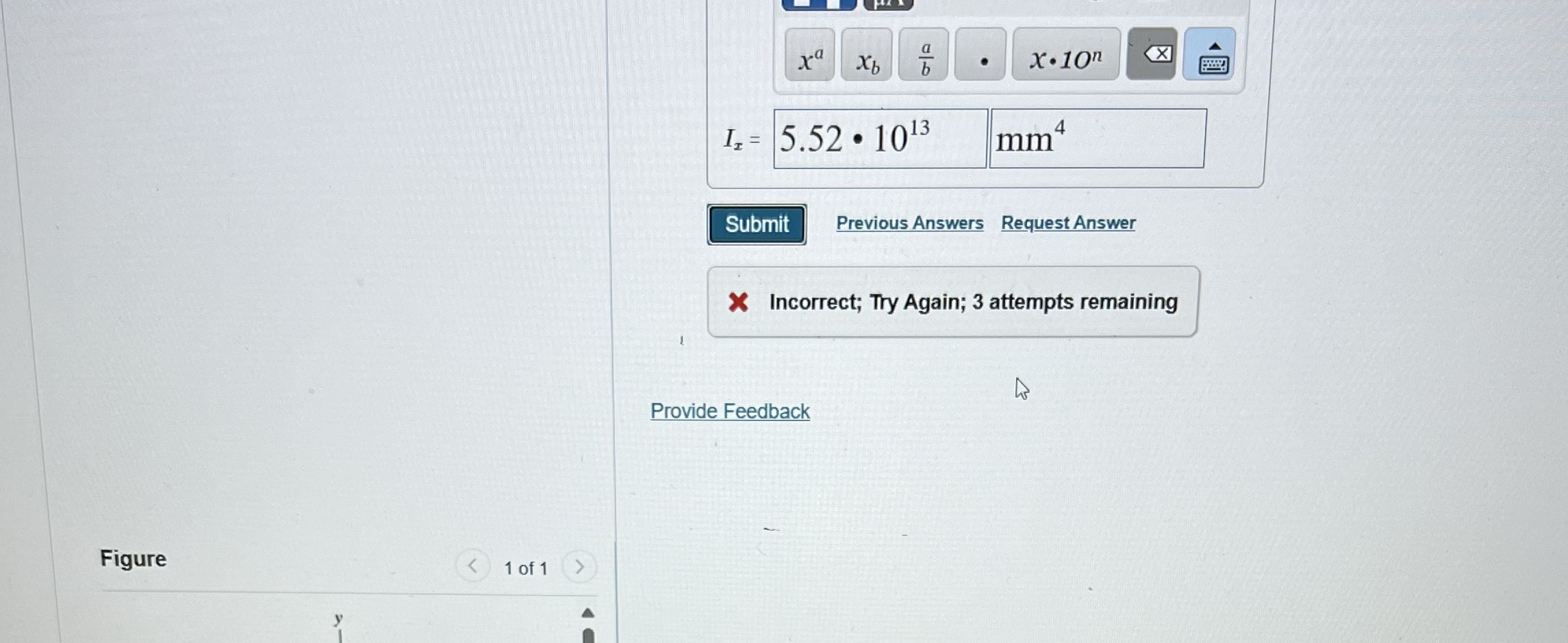 Solved mm4Ix=x ﻿Incorrect; Try Again; 3 ﻿attempts | Chegg.com