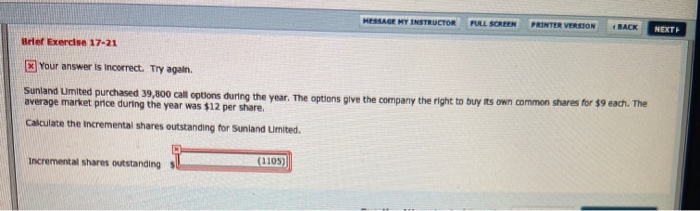 Solved MESSAGE MY INSTRUCTOR FULL SCREEN PRINTER VERSION | Chegg.com