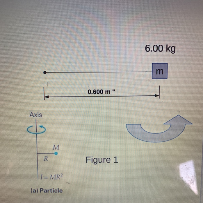 Solved 1. a 25.0 kg mass rotates 0.250 m from a rotating | Chegg.com