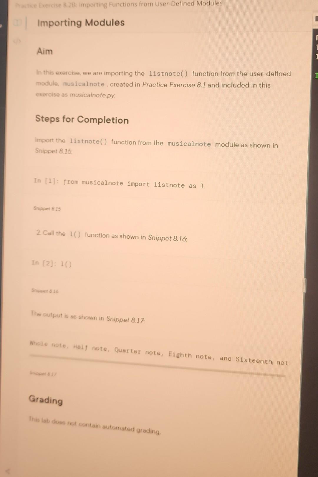 Solved Importing Modules Aim In This Exercise We Are