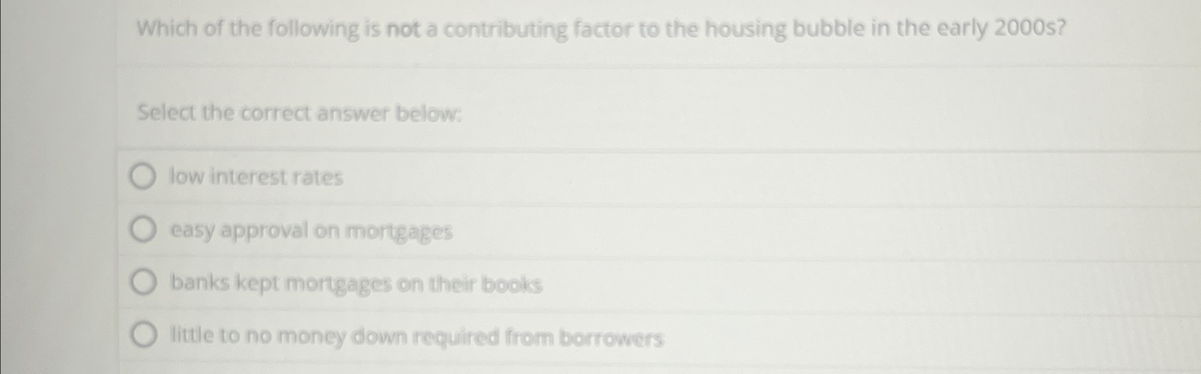 Solved Which of the following is not a contributing factor | Chegg.com