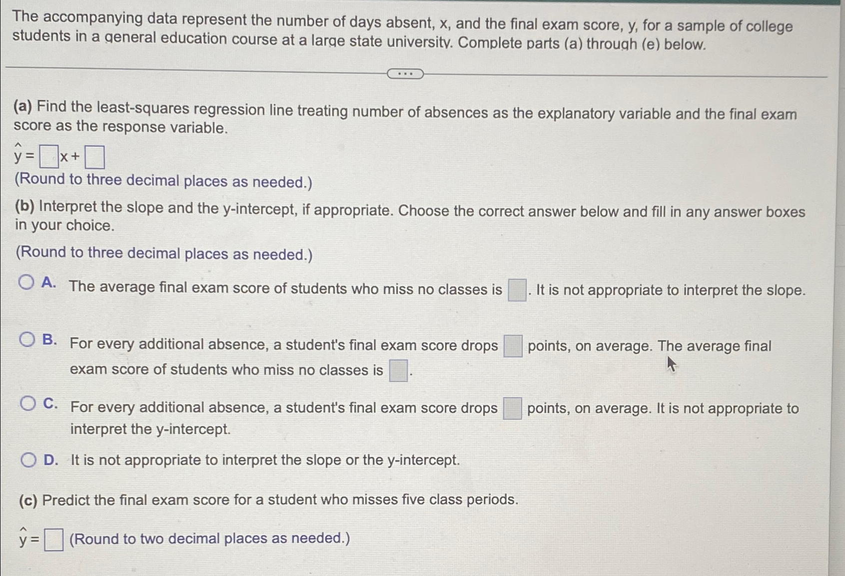 The accompanying data represent the number of days | Chegg.com