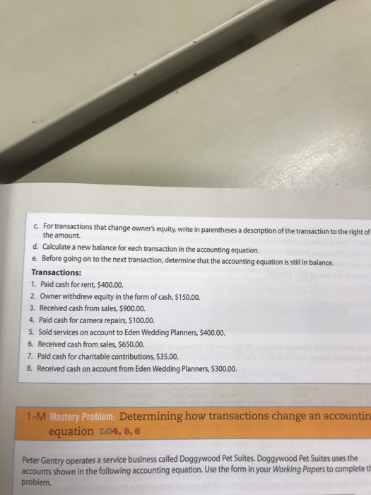 Solved Determining how revenue, expen 1-4 Application | Chegg.com