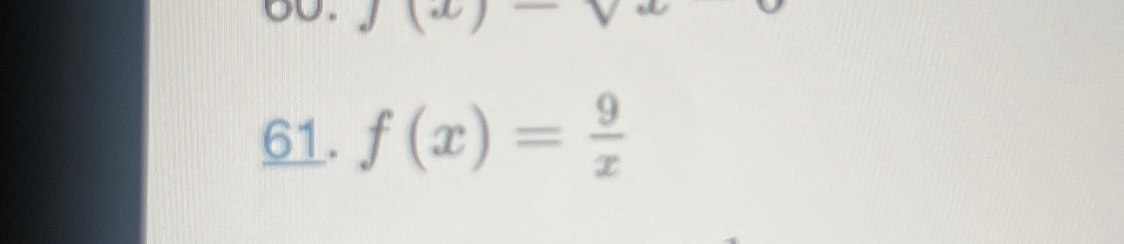 Solved f(x)=9xFind the derivative | Chegg.com