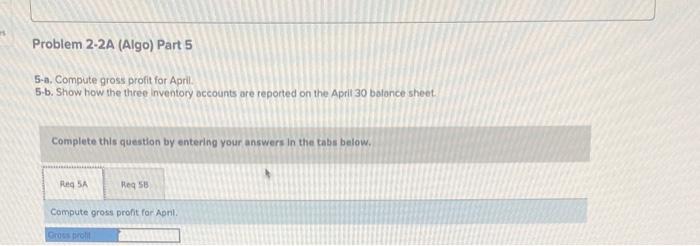 Solved Problem 2-2A (Algo) Computing and recording job | Chegg.com