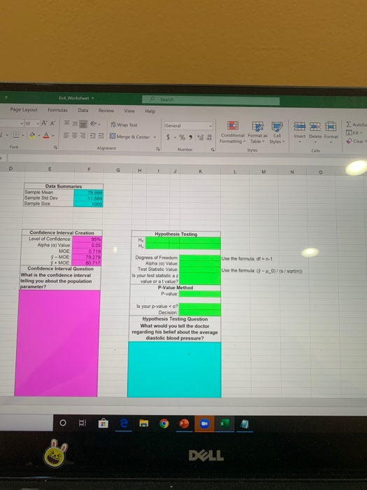 Solved Data Summaries Sample Mean Sample Std Dev Sample Size | Chegg.com