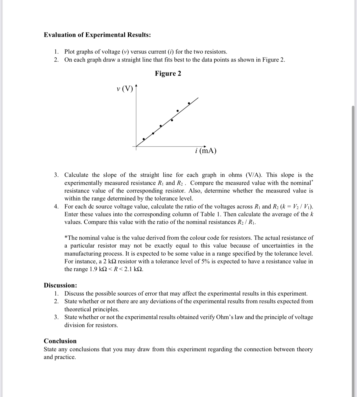 Solved Evaluation of Experimental Results:Plot graphs of | Chegg.com